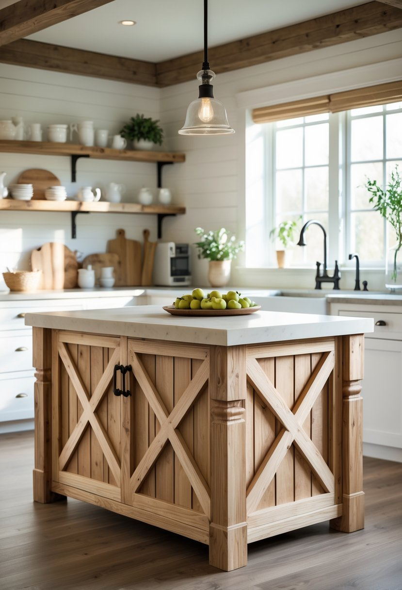 15 Farmhouse Kitchen Island Ideas That Transform Your Home Into a ...