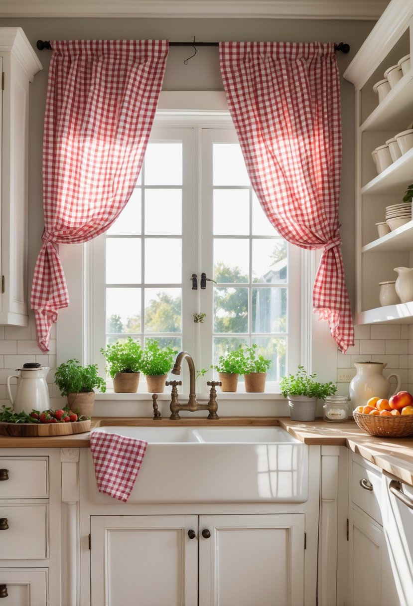 15 Farmhouse Kitchen Curtain Ideas to Transform Your Country Home ...