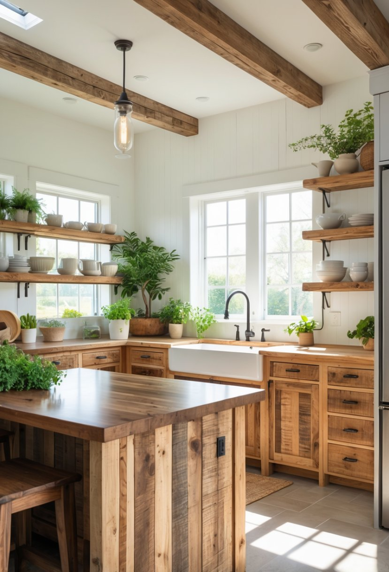 19 Green Farmhouse Kitchen Ideas That Transform Your Home Into a Rustic ...