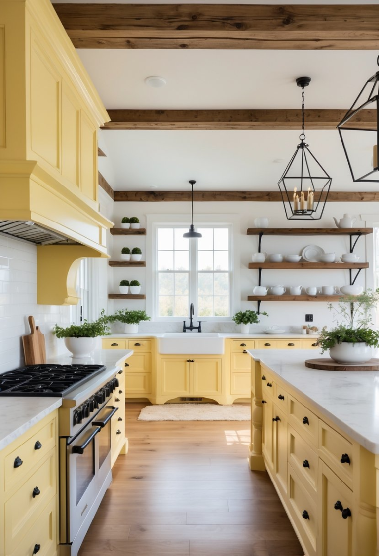 10 Yellow Farmhouse Kitchen Ideas That Transform Your Home Into a Cozy ...