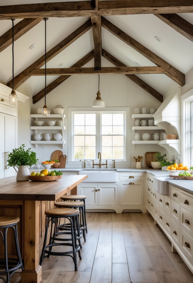 12 French Farmhouse Kitchen Ideas That Blend Rustic Charm With Modern ...